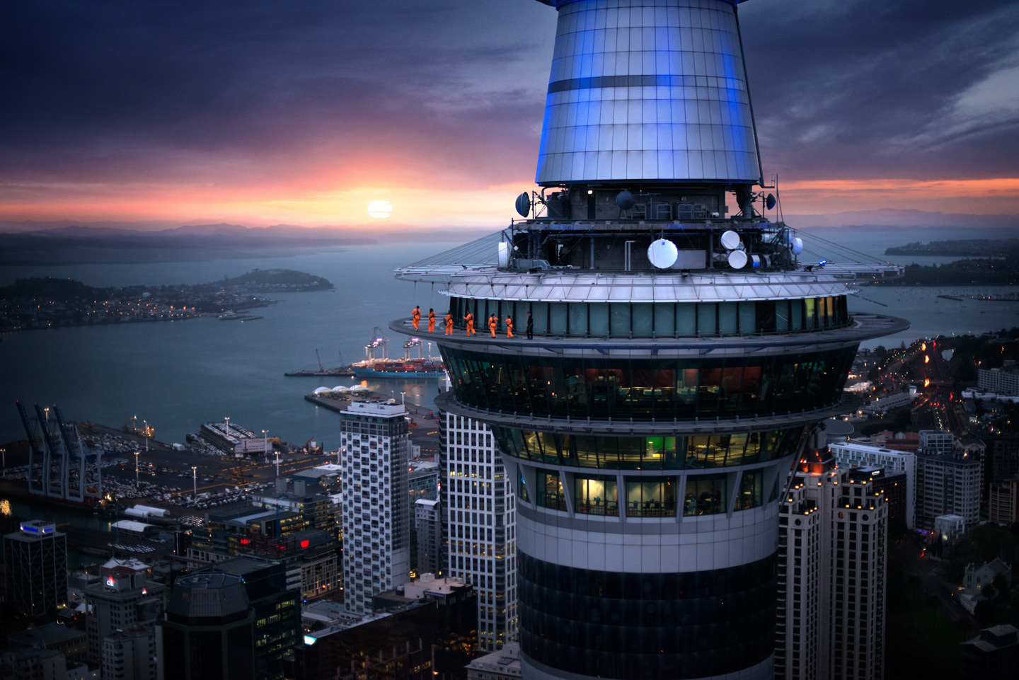 The Sky Tower - 1,076' Tower in Auckland, New Zealand